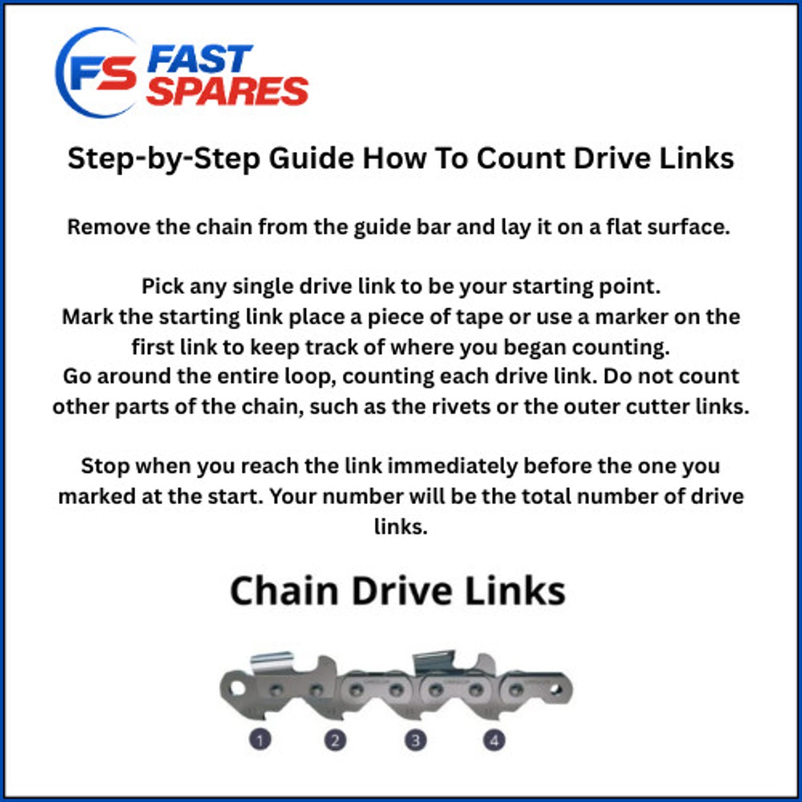 Titan Screwfix TTL758CHN TTL632CHN Chainsaw Chain 16" Bar 57 D/Links F ...