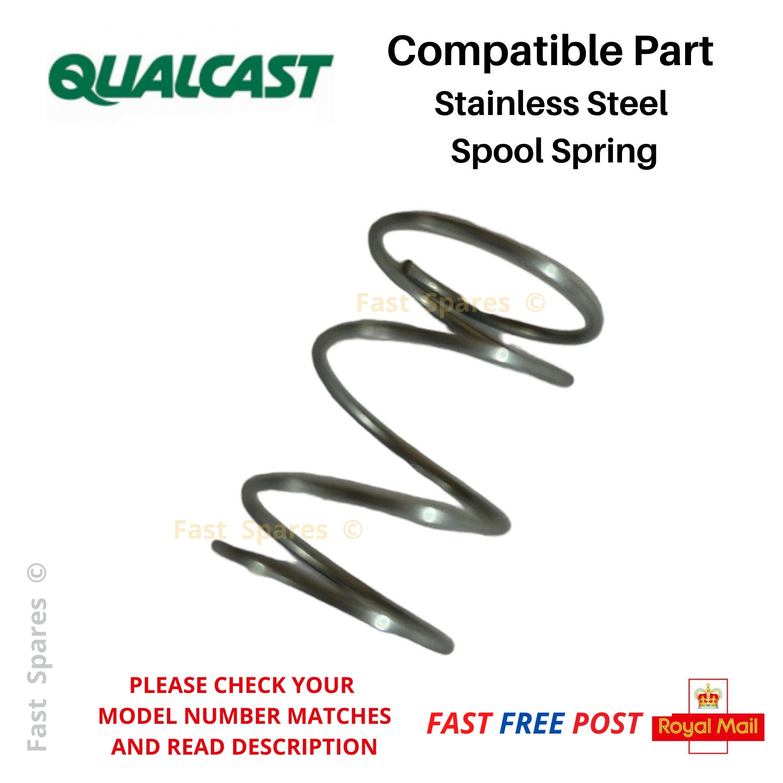 QUALCAST CDB30A Spool Spring Stainless Steel Strimmer Trimmer FAST PO ...