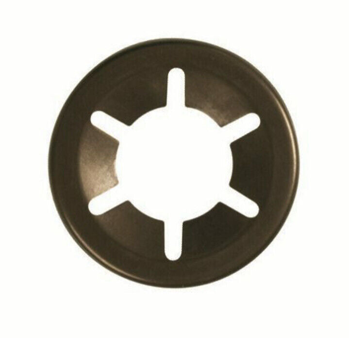 2 x Mac Allister Mower Wheel Retaining Clip Push On Washers 12mm Axle ...