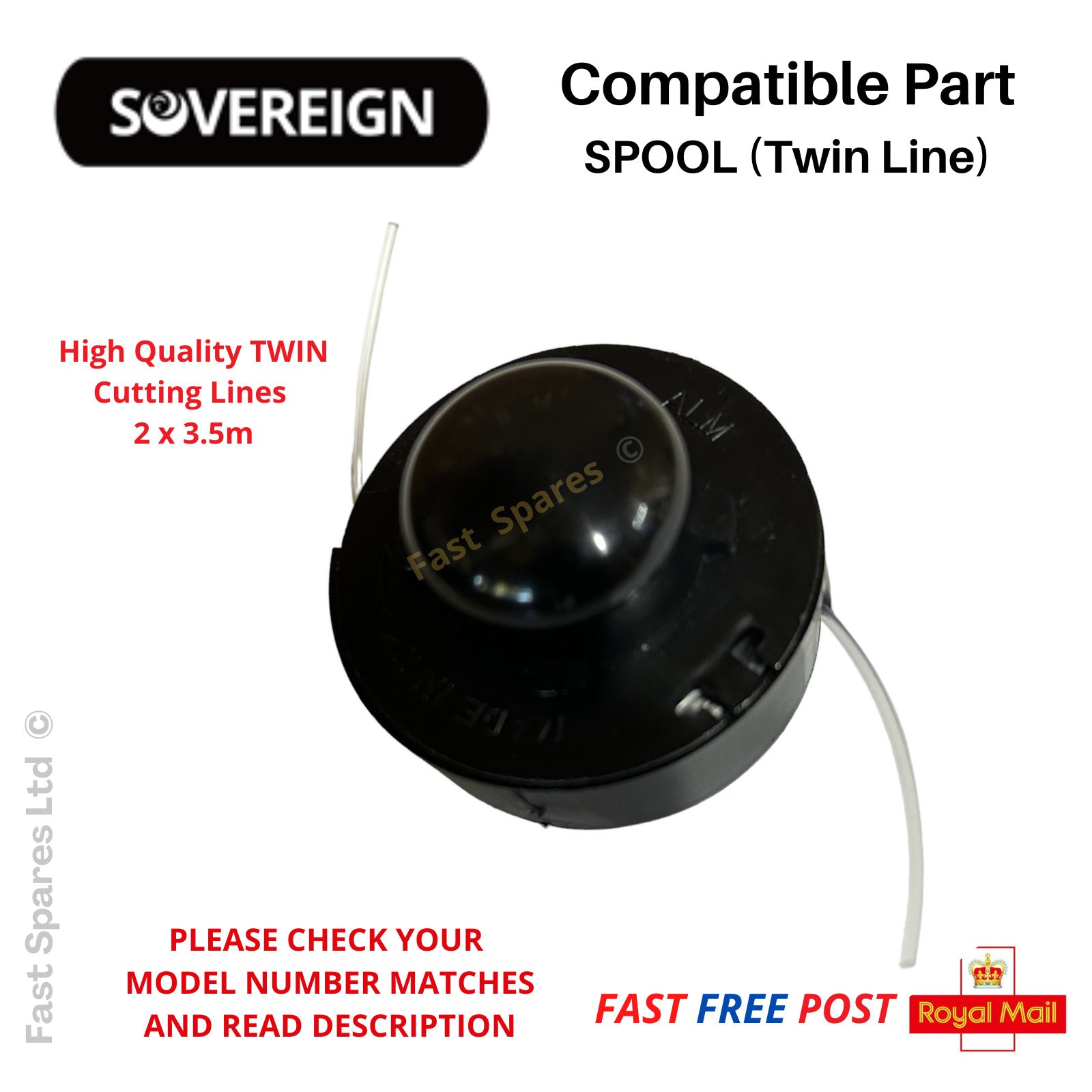 Sovereign N1F-GT-220/250-C Spool & Line Strimmer Trimmer FAST POST ...